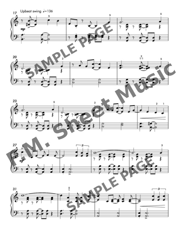 O Holy Night (Early Intermediate Jazz) By - F.M. Sheet Music - Pop Arrangements by Jennifer Eklund